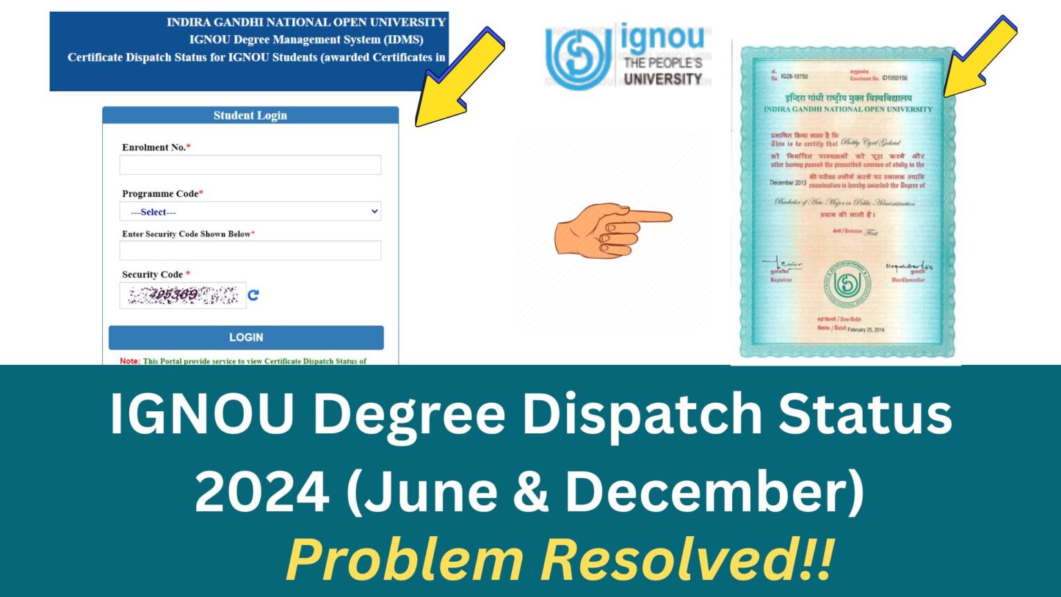 IGNOU Assignment Result 2024: Check Status, Marks & Percentage IGNOU Assignment Result 2024: Check Status, Marks & Percentage