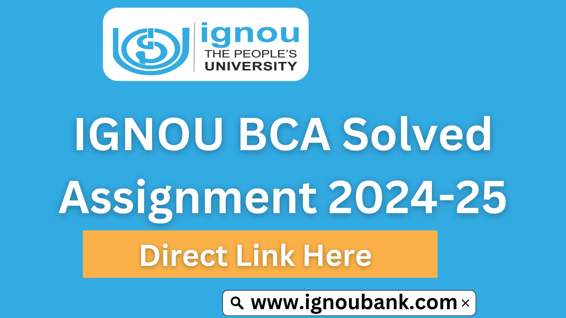 IGNOU BCA Solved Assignment 2024-25: Free PDF IGNOU BCA Solved Assignment 2024-25: Free PDF