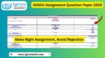 IGNOU Previous Year Question Papers 2025 – Download PDFs