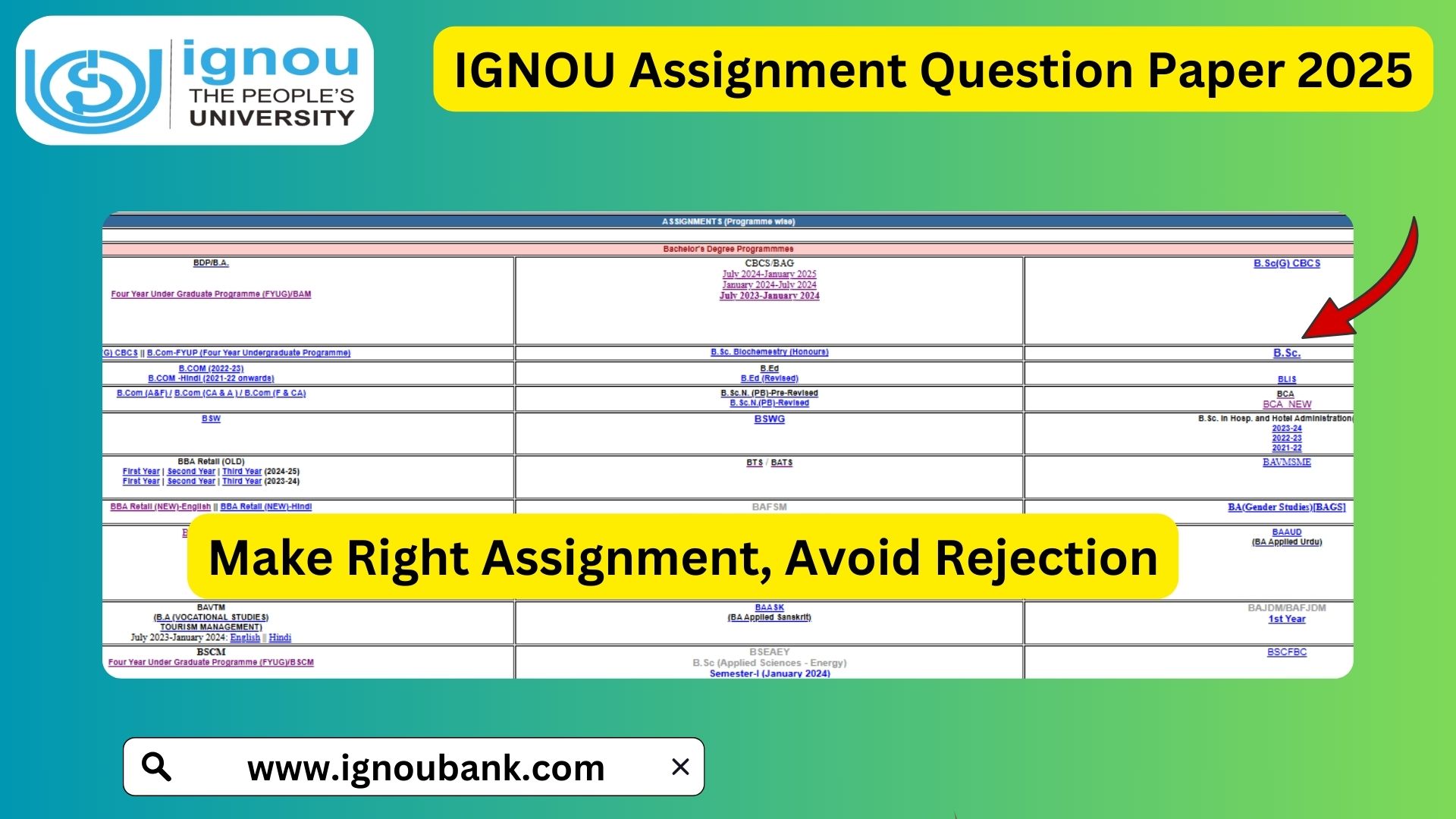 IGNOU Assignment Submission Link 2025: A Complete Guide IGNOU Assignment Submission Link 2025: A Complete Guide