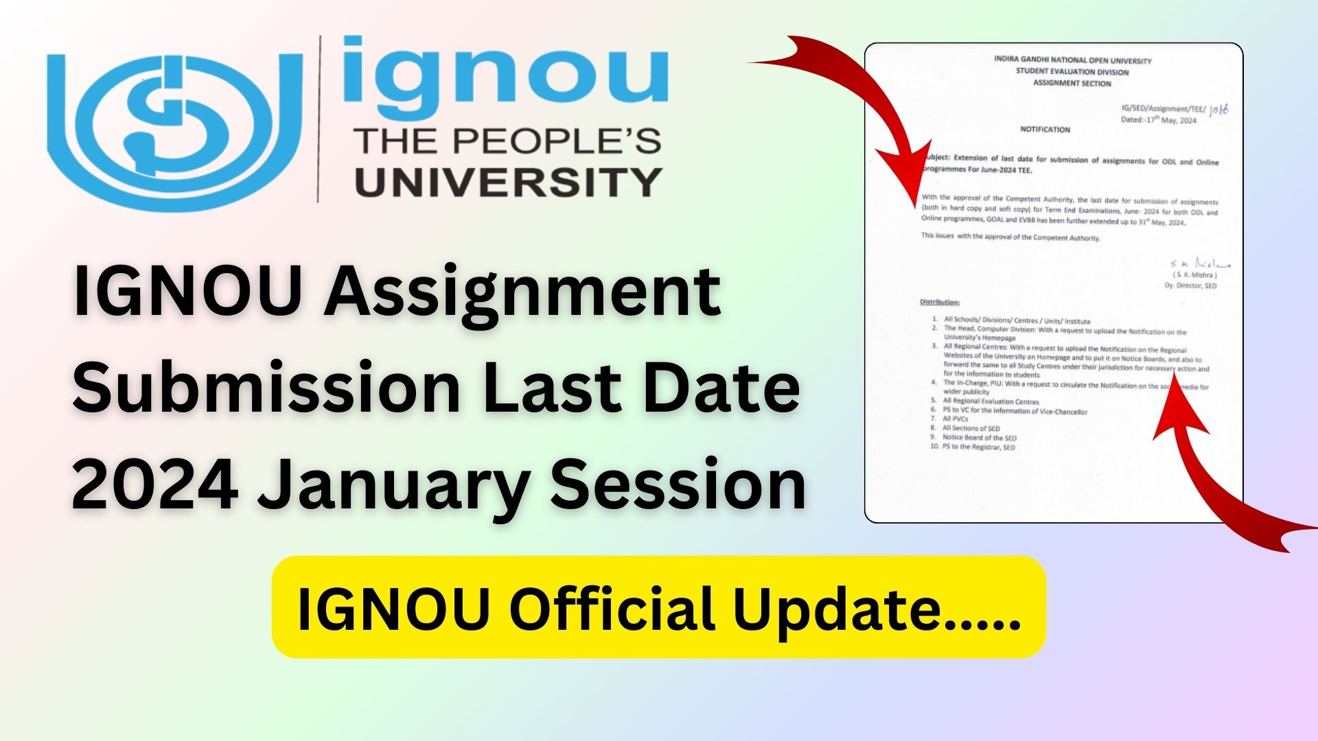 IGNOU Assignment Submission Status 2025 – Complete Guide with Direct Links, Marks Checking, FAQs ...