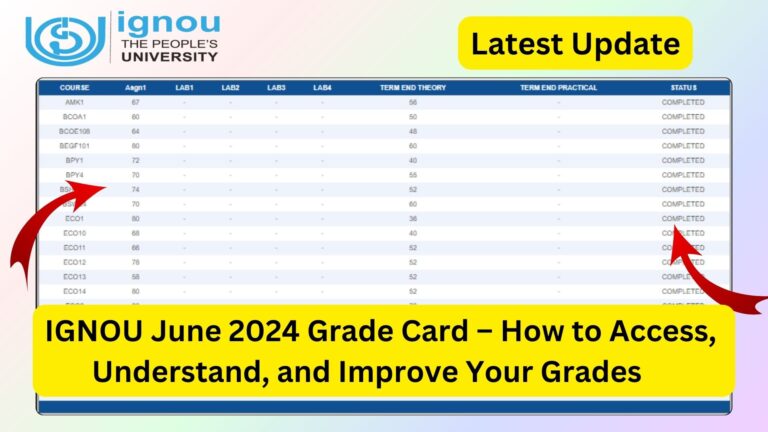 IGNOU Admit Card June 2025 – Download Your Hall Ticket Now