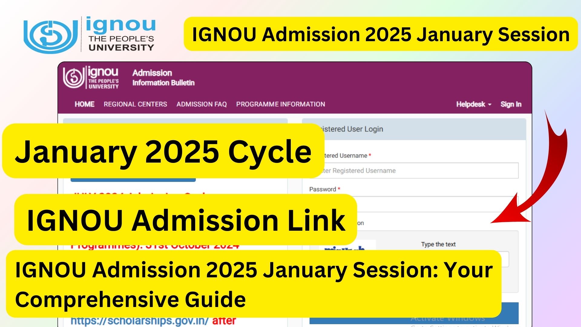 IGNOU Admission 2025 January Session: Your Comprehensive Guide