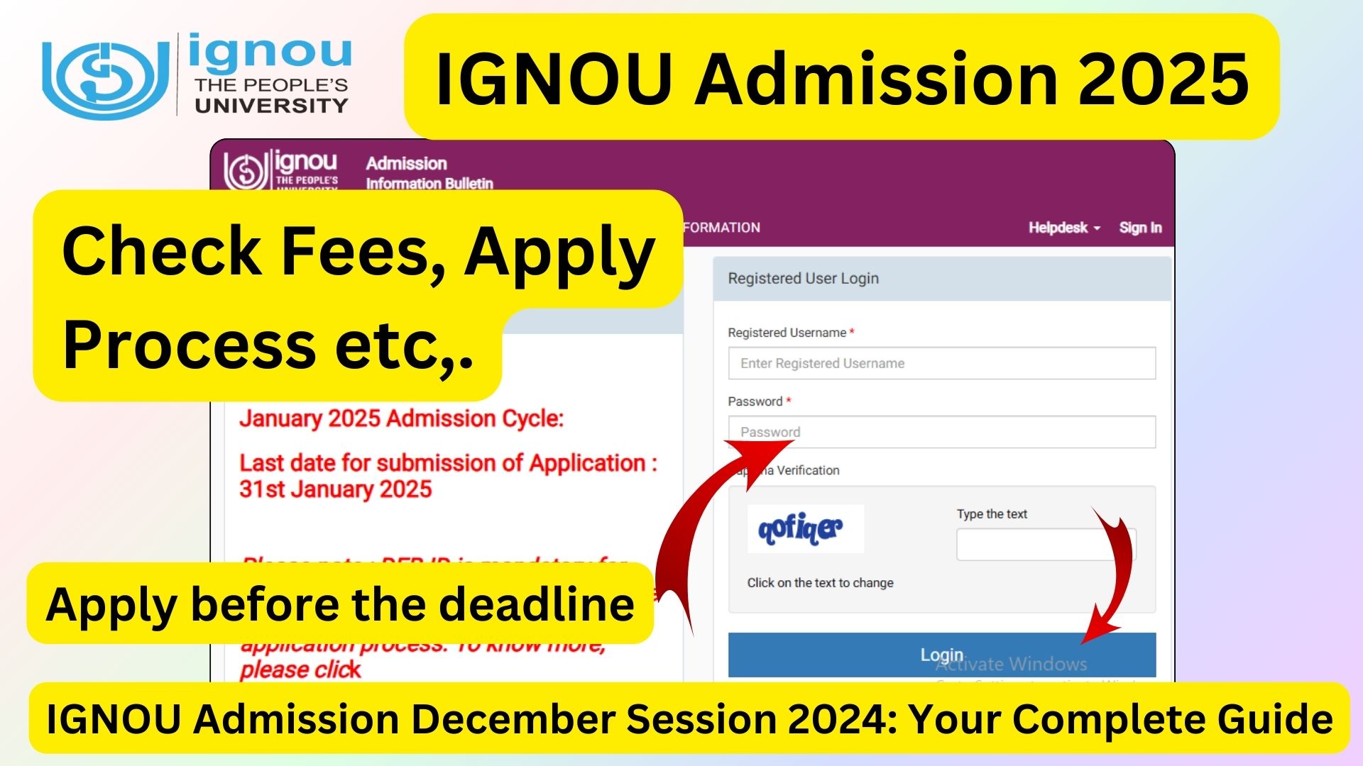 IGNOU Admission December Session 2024: Your Complete Guide