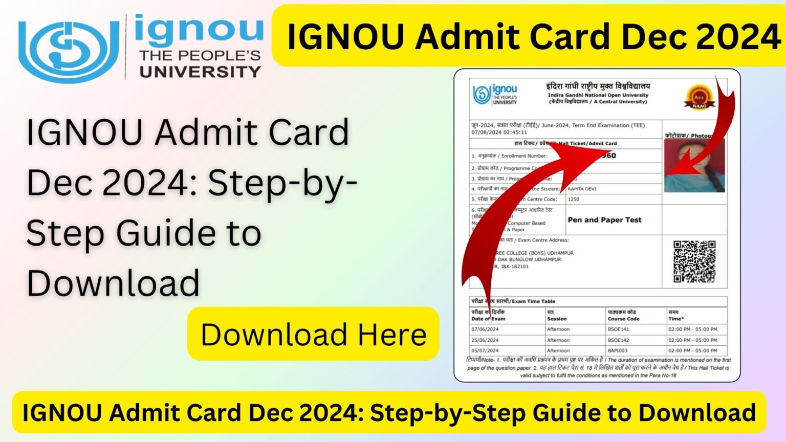 IGNOU Programmes List 2025: Comprehensive Guide to Courses Offered