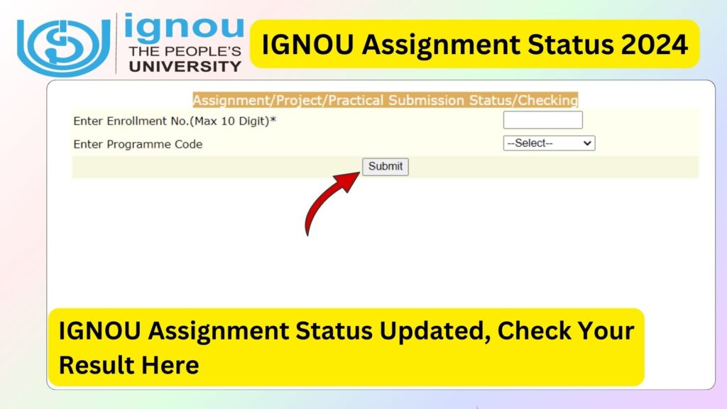IGNOU Assignment Submission Status 2025: How to Check and Track Your ... IGNOU Assignment Submission Status 2025: How to Check and Track Your ...