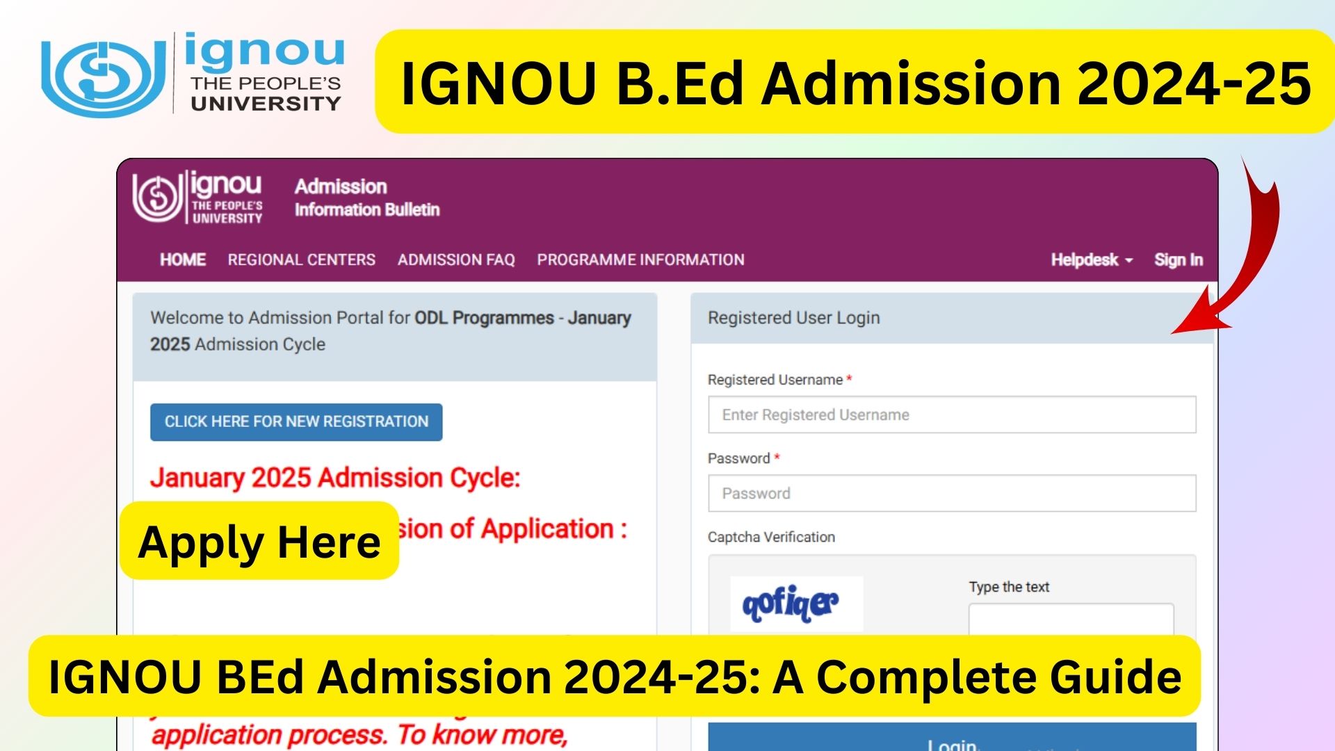 IGNOU BEd Admission 2025: Complete Guide to Eligibility, Application ...