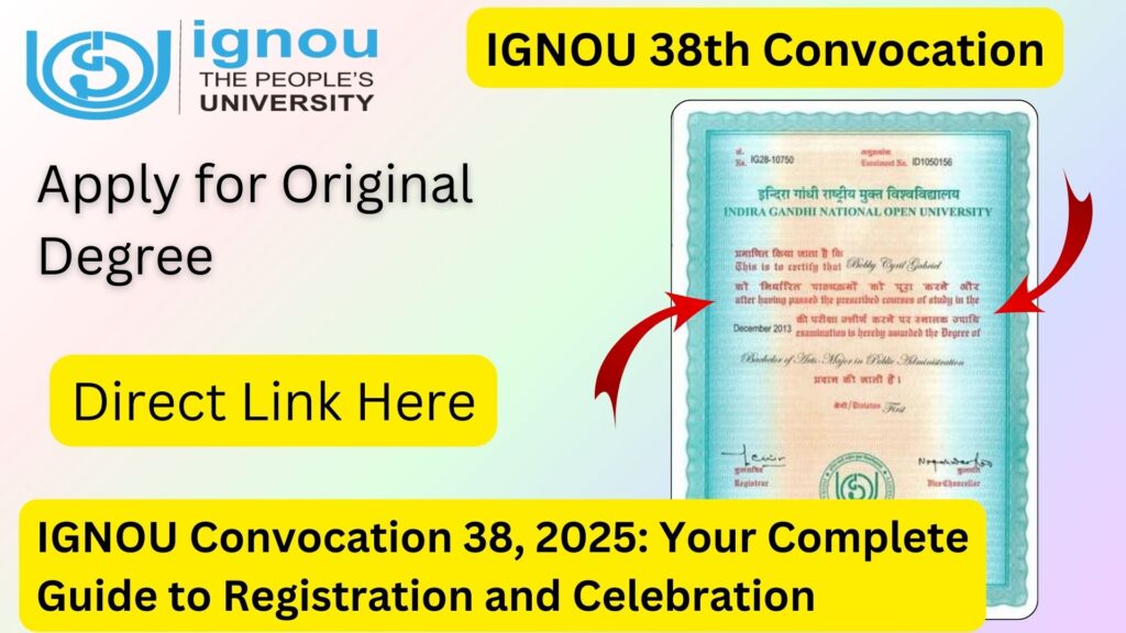 IGNOU Examination Form June 2025: Direct Link