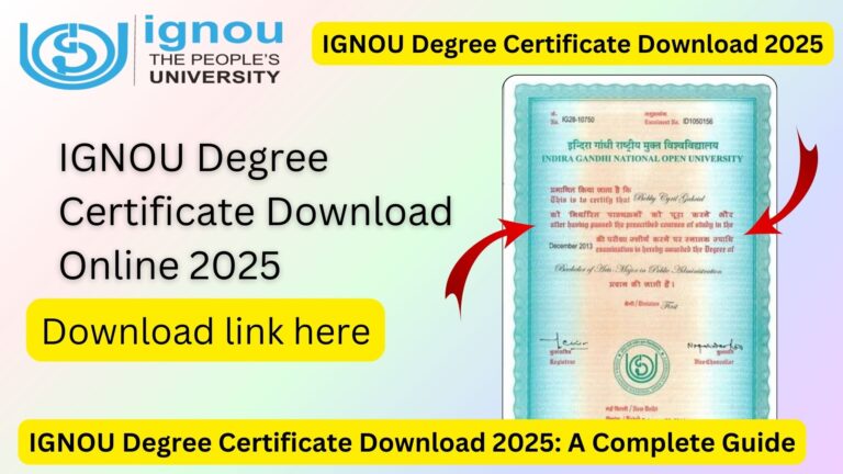 IGNOU ID Card Download 2025: A Complete Guide