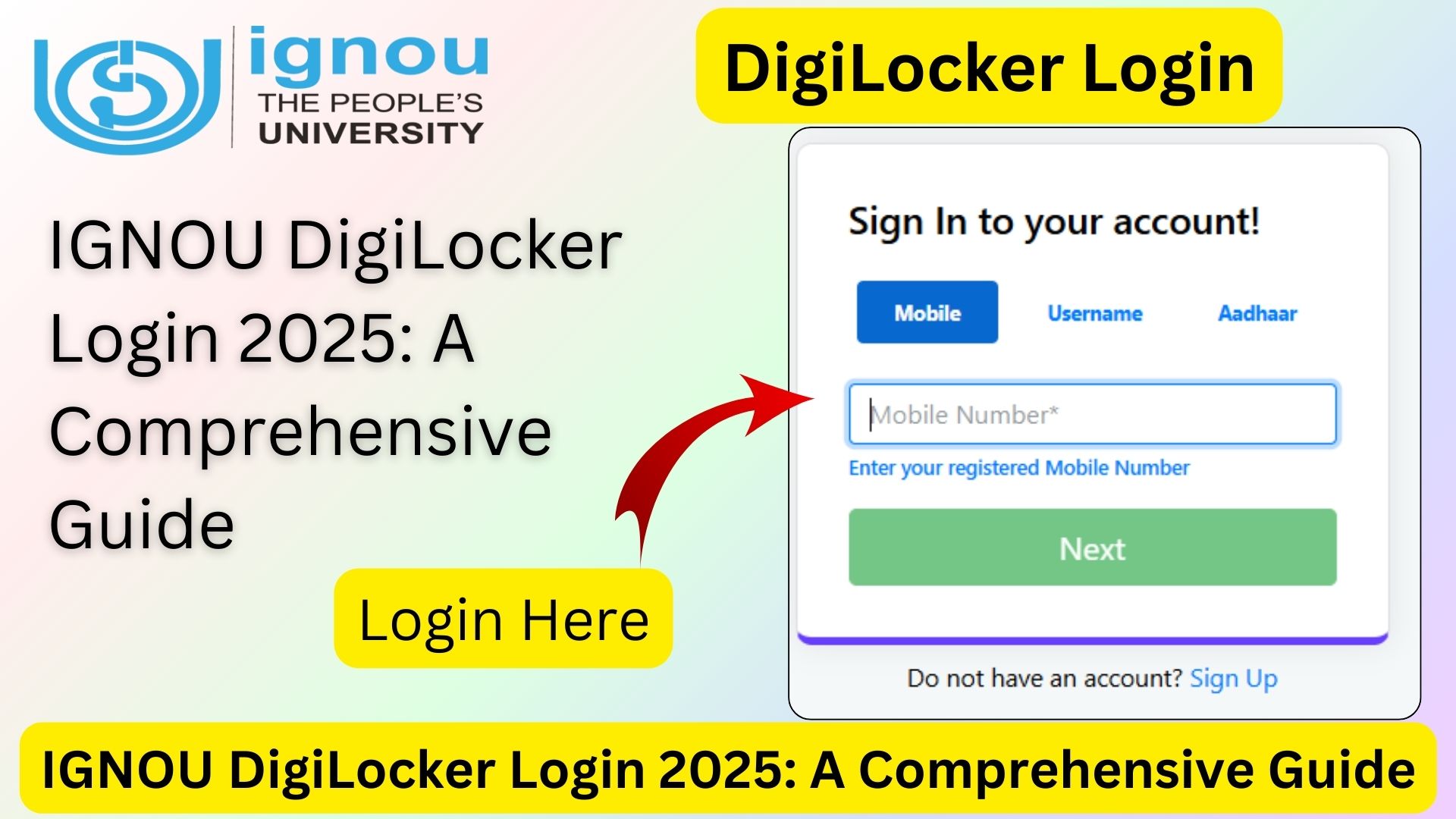 IGNOU DigiLocker Login 2025: A Comprehensive Guide