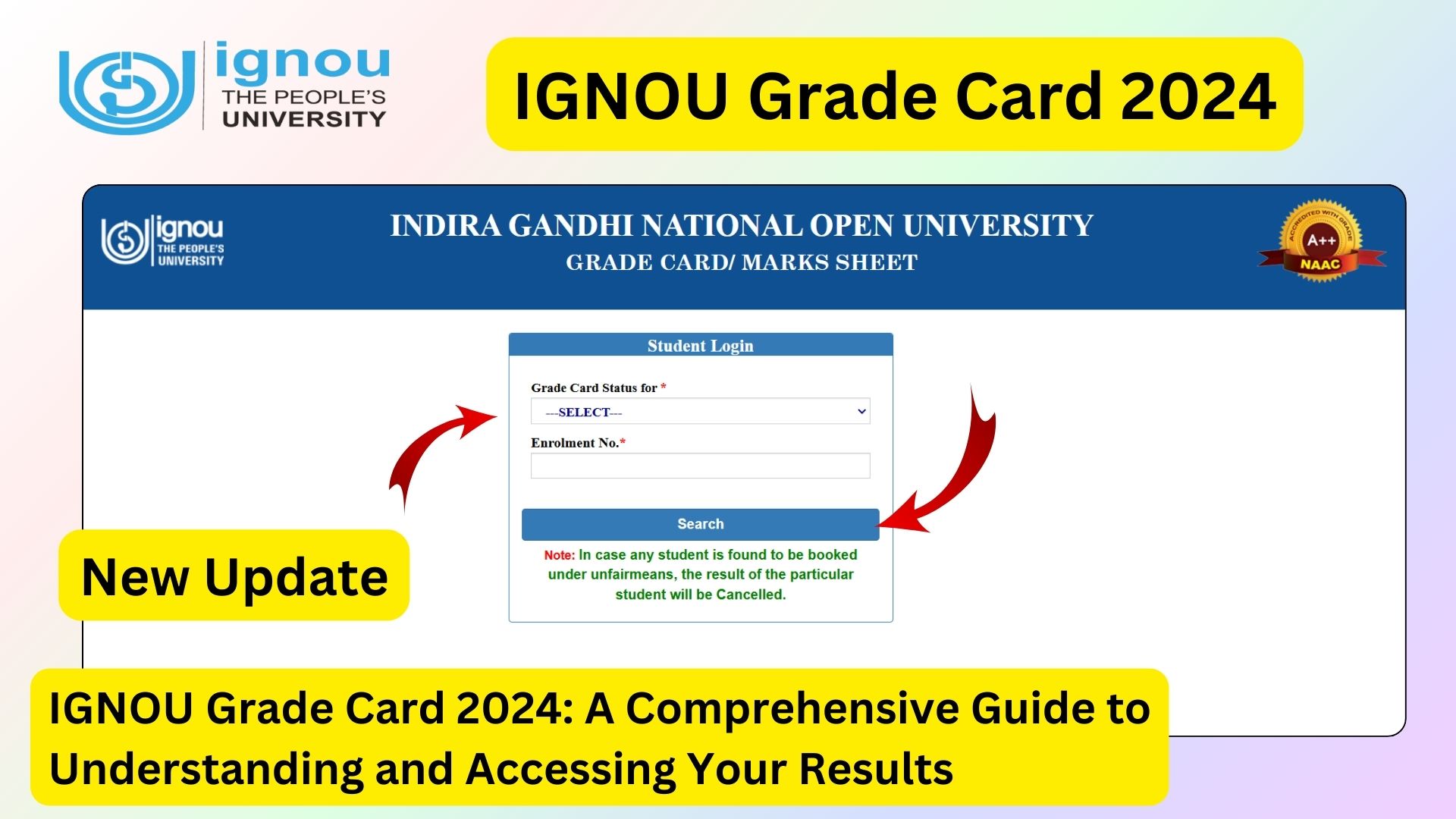 IGNOU Grade Card 2024: A Comprehensive Guide to Understanding and ...