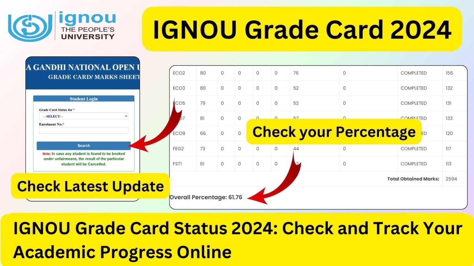 IGNOU Study Material Status for January 2025 Session, Check your Status