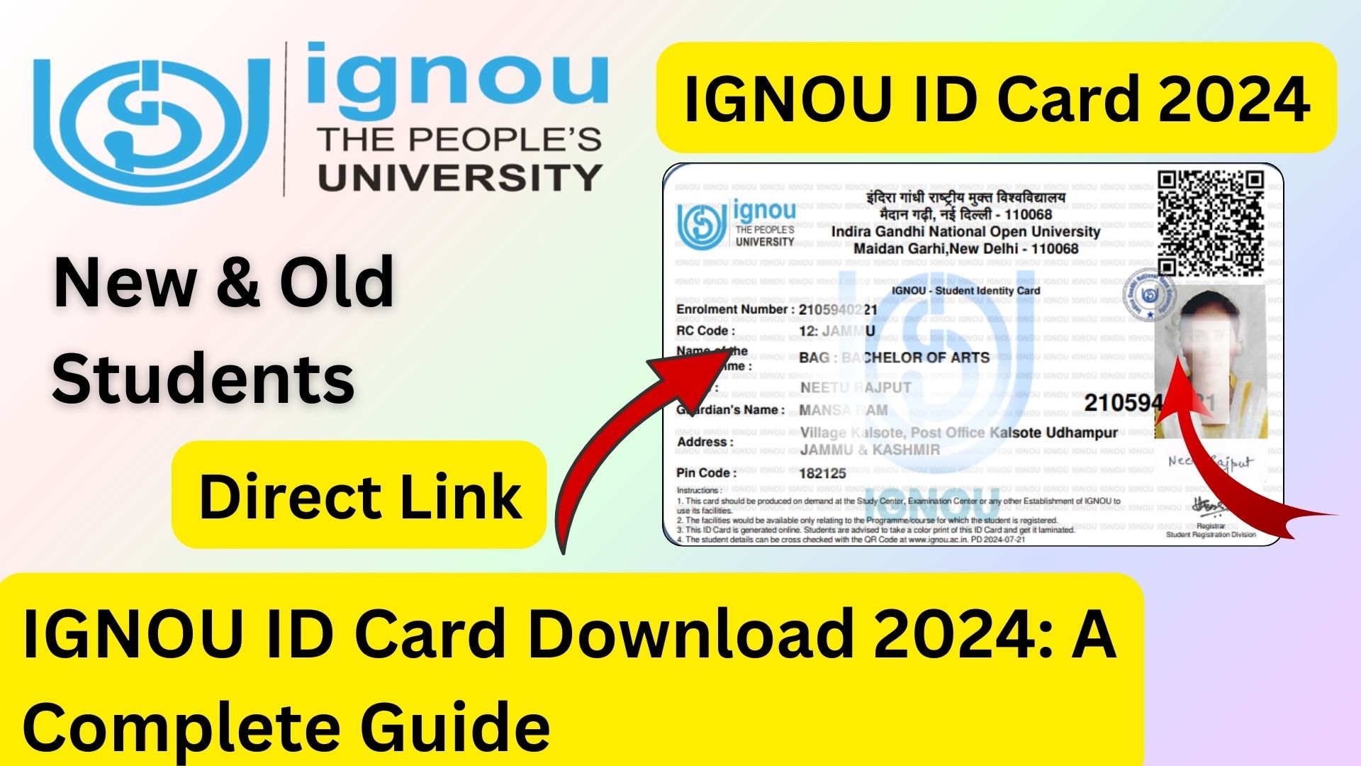 IGNOU ID Card Download 2024: A Complete Guide