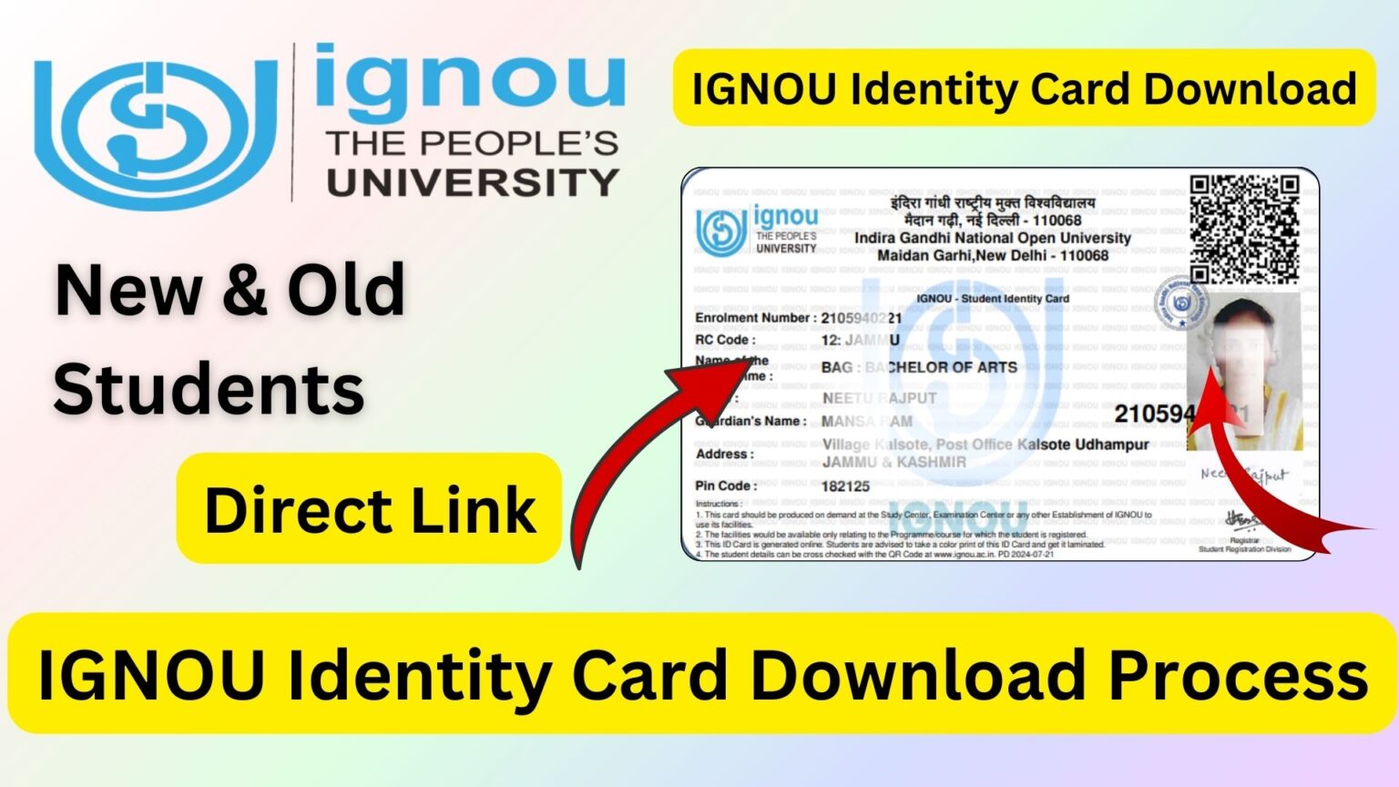 IGNOU Admit Card Download – Step-by-Step Guide, FAQs, and Important ...