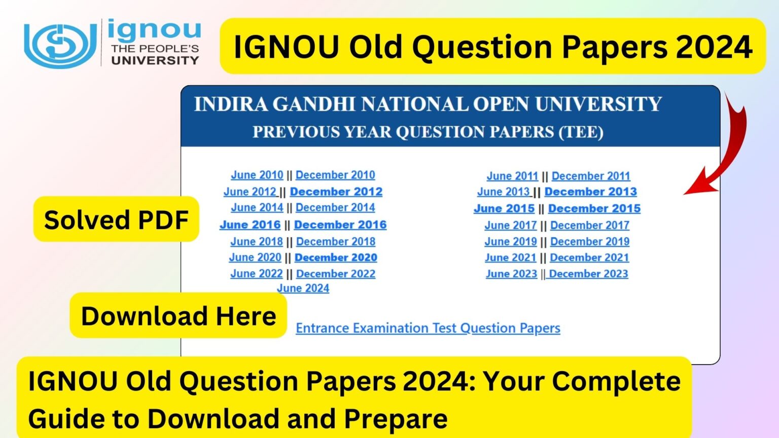 IGNOU Prospectus 2025: Explore Programs, Fees, and Admission Details