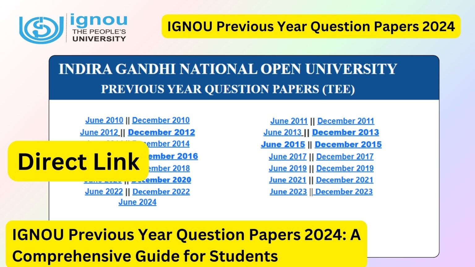 IGNOU Exam Registration 2025: Complete Guide, Process, and Important Dates