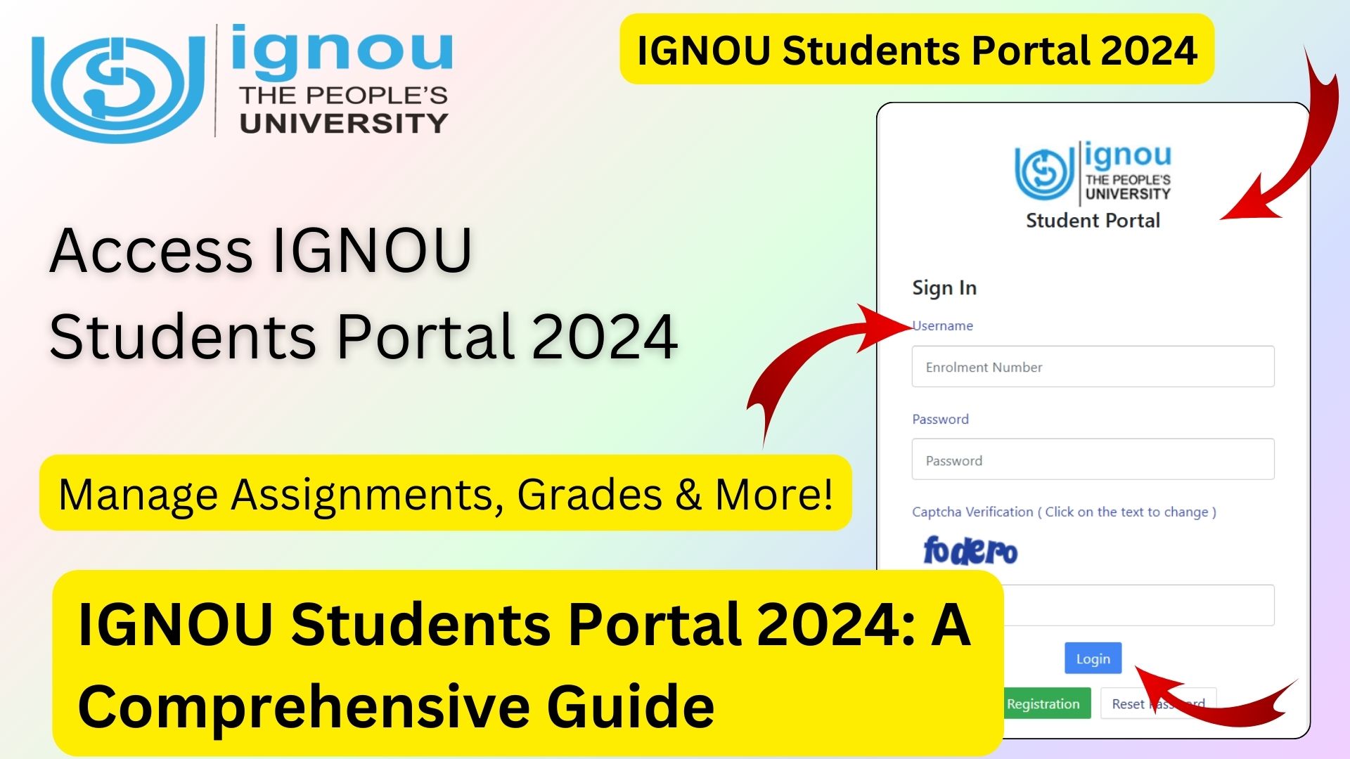 IGNOU Students Portal 2024: A Comprehensive Guide