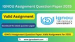 IGNOU Assignment Status Check 2025 – Complete Guide to Track Submission ...