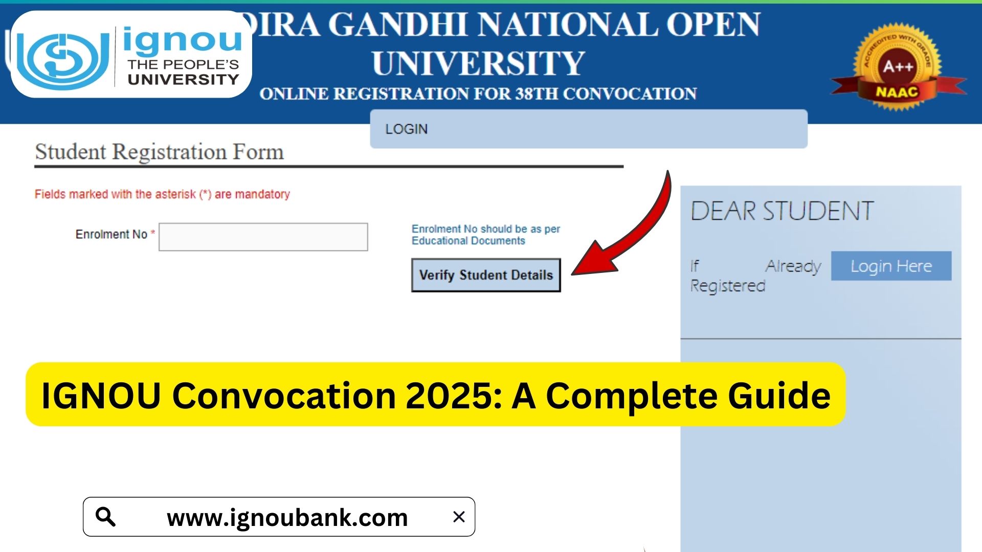 IGNOU Convocation 2025: A Complete Guide IGNOU Convocation 2025: A Complete Guide
