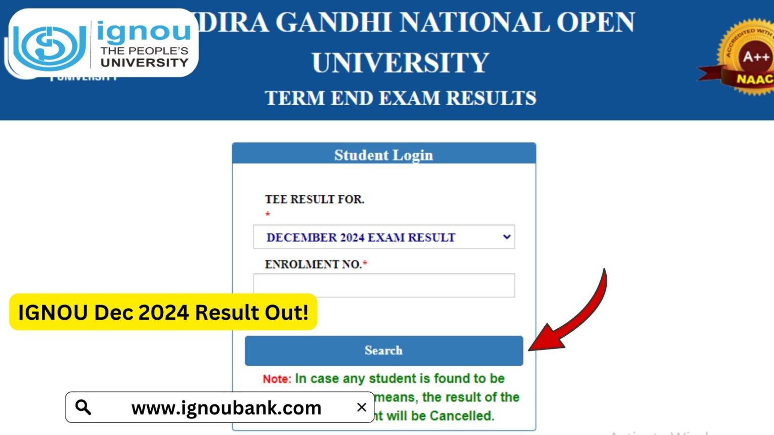 IGNOU Grade Card 2025: Complete Guide to Check, Understand & Track Your ...