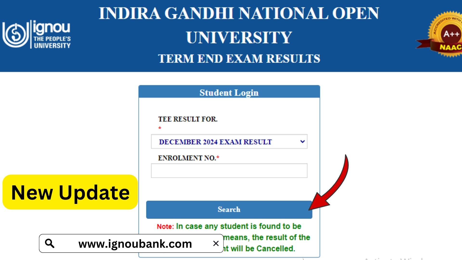 IGNOU December 2024 Exam Result: A Complete Guide