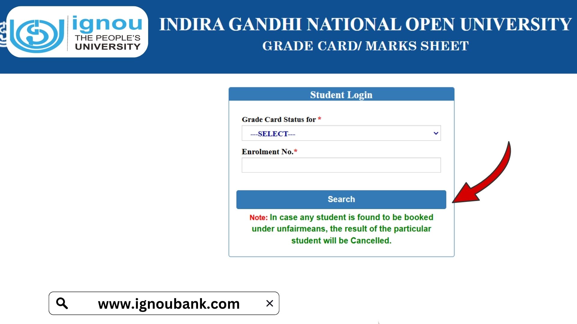IGNOU Grade Card December 2025 Released: Check Your Scores Here!
