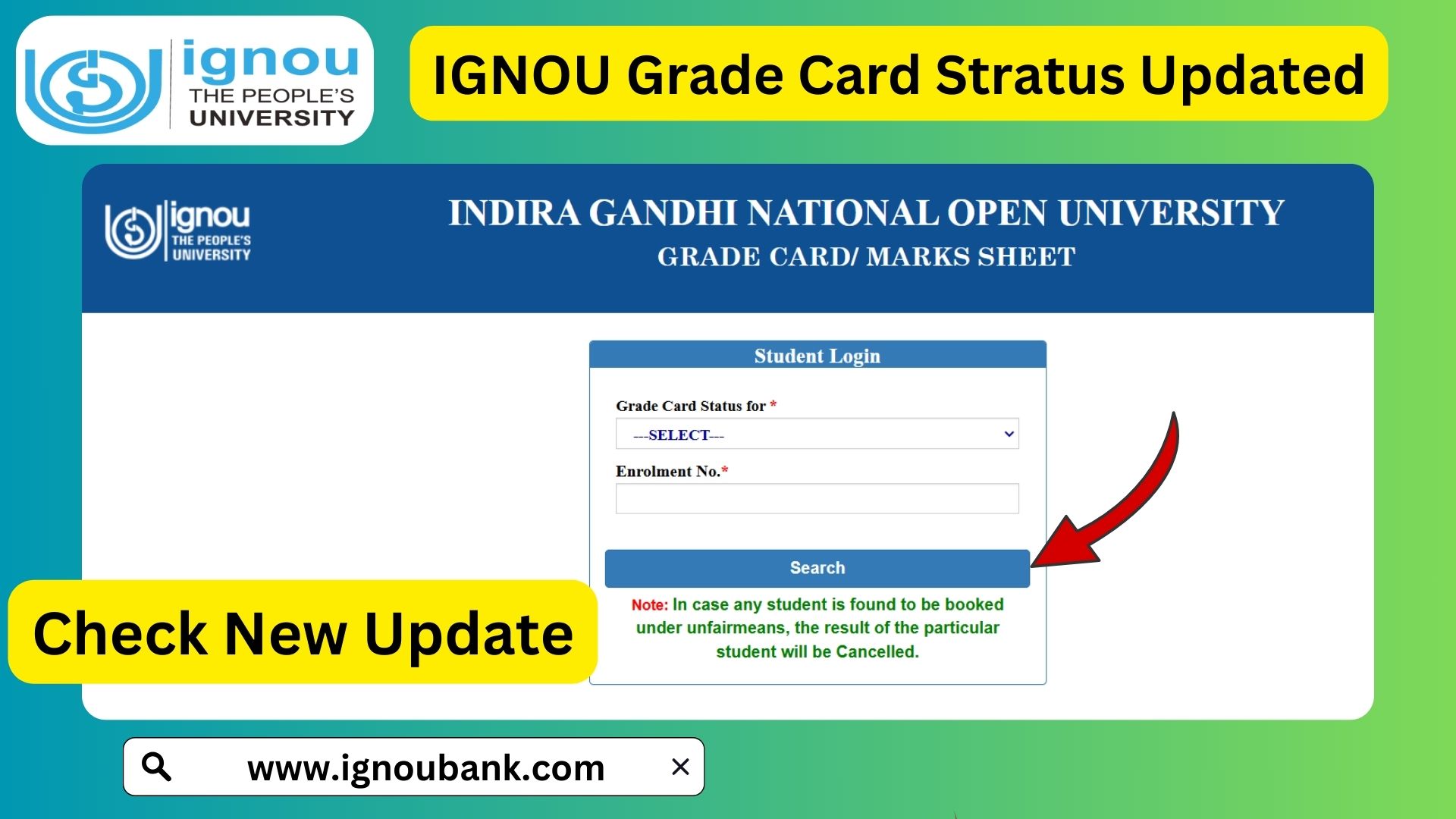 IGNOU GradeCard 2025 – Complete Guide to Check Status and Download