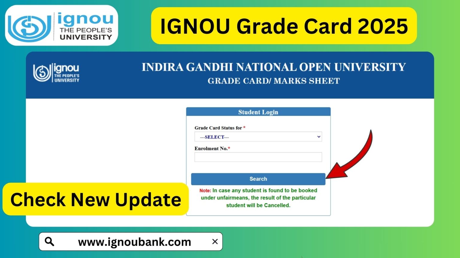IGNOU Percentage Calculator 2025 – How to Calculate Your IGNOU ...