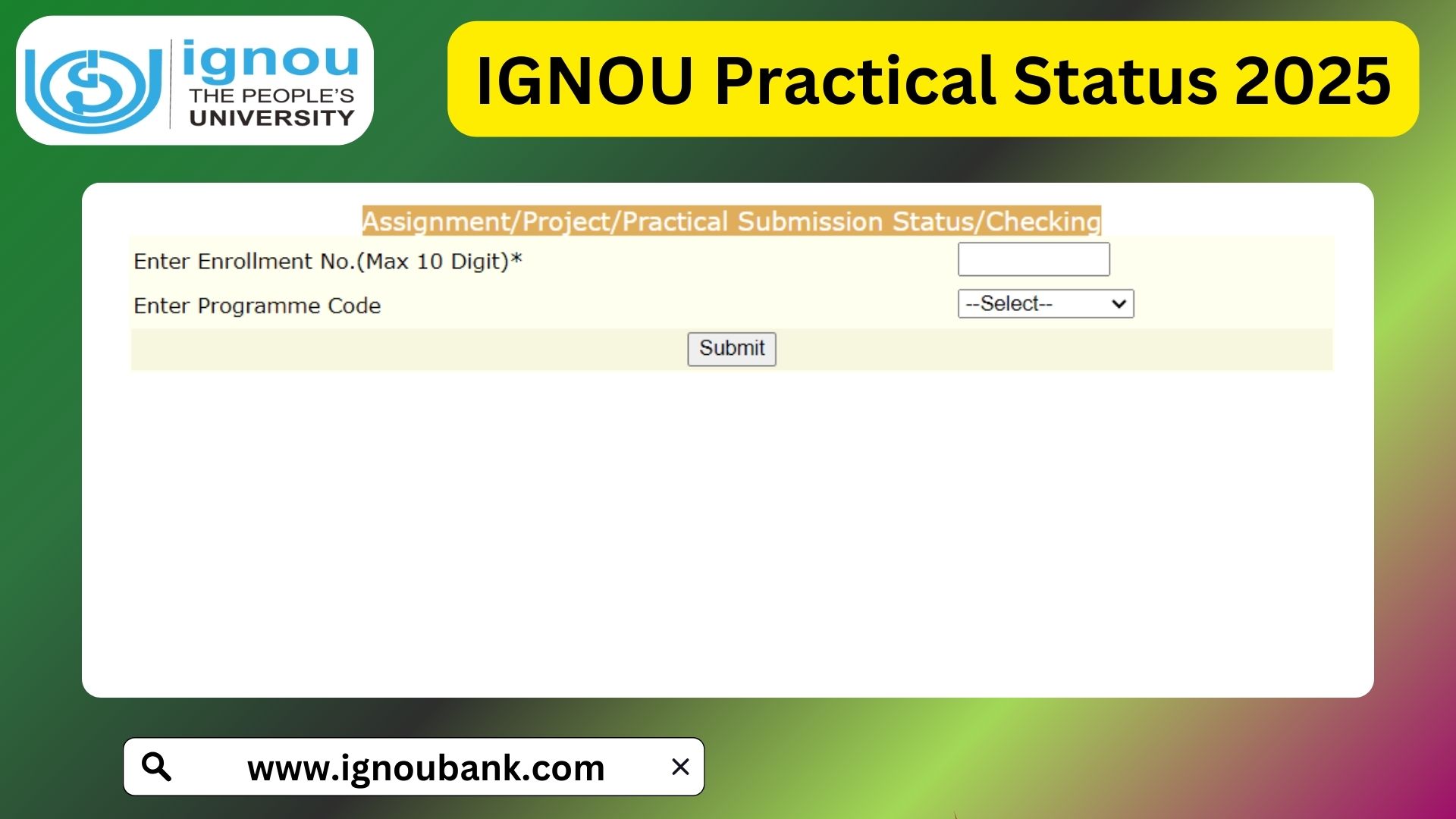 IGNOU Practical Status 2025: Step-by-Step Process to Stay on Track