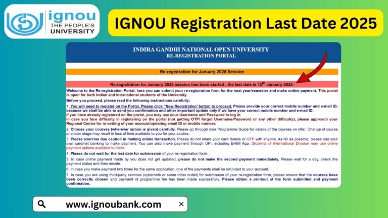 IGNOU Exam Registration 2025: Complete Guide, Important Dates, and ...