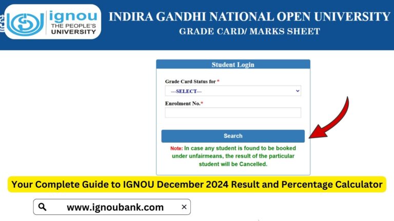 IGNOU Assignment Result 2025 – Check Your Marks & Percentage Online