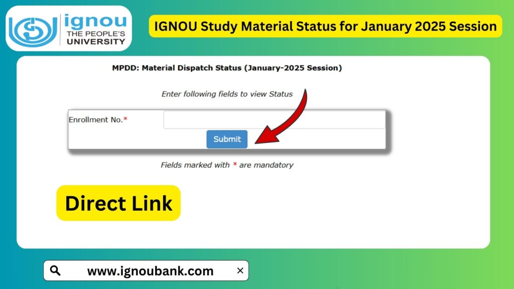 IGNOU Study Material Status 2025 – Check Your Book Dispatch Status Online IGNOU Study Material Status 2025 – Check Your Book Dispatch Status Online