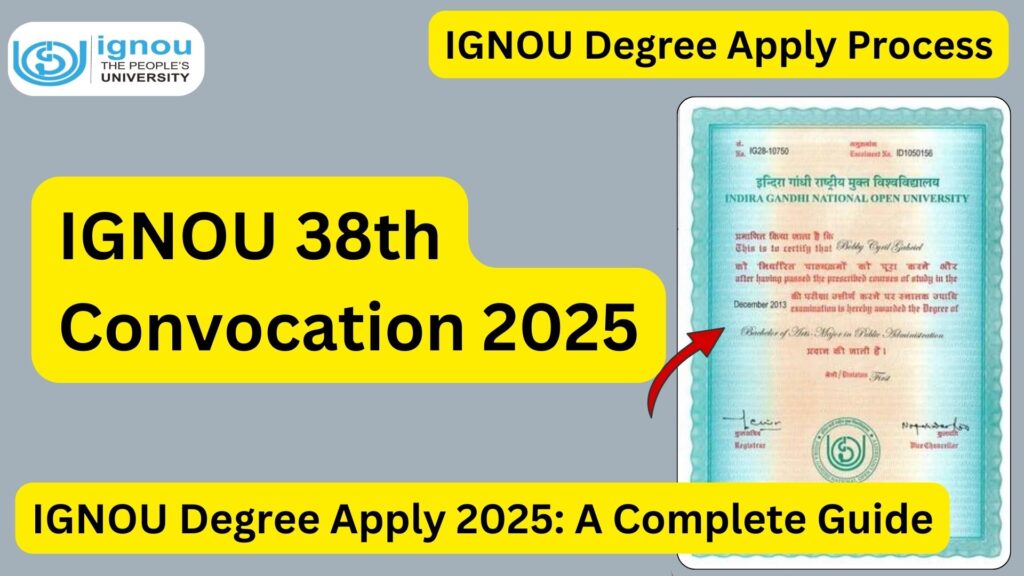 IGNOU Degree Apply 2025: Complete Guide to Online Degree Application