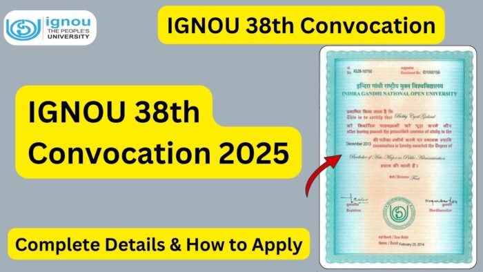 IGNOU Convocation 2025 – Complete Details, Date, Registration Process ...