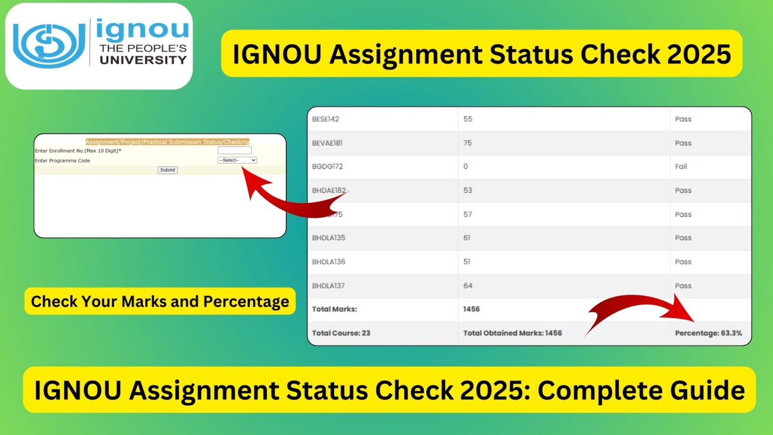 IGNOU Login with Enrollment Number: Complete Guide for Students