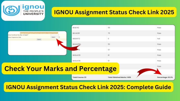 IGNOU Login with Enrollment No. to Student Portal 2025: A Step-by-Step ...