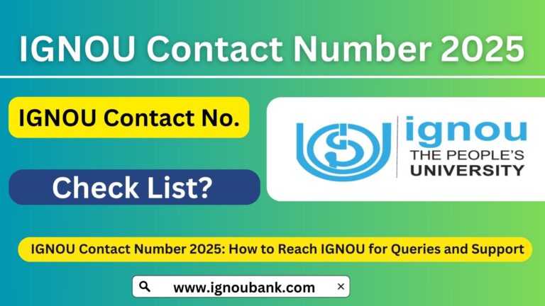 IGNOU Online Admission Portal 2025: Complete Guide & Important Links
