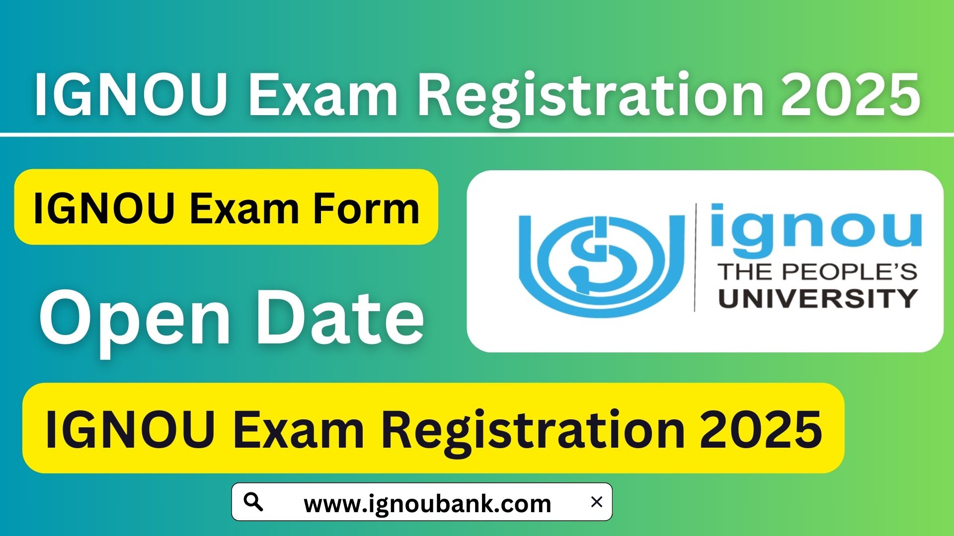 IGNOU Exam Registration 2025: Complete Guide, Important Dates, and ...