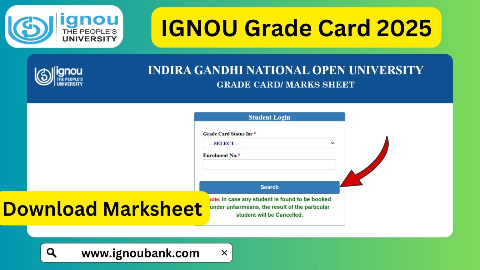 IGNOU Login with Enrollment Number 2025 – Step-by-Step Guide
