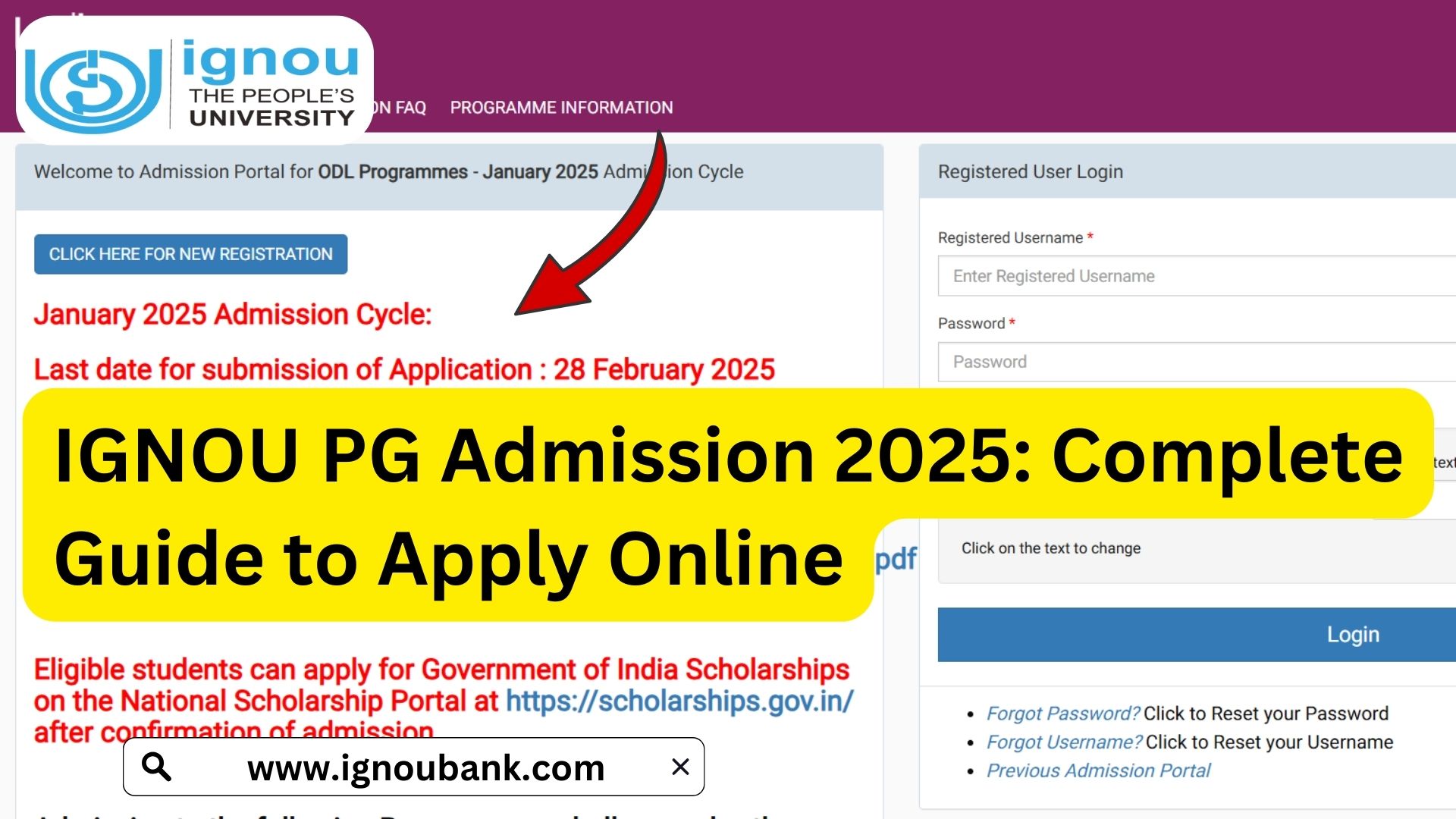 IGNOU PG Admission 2024: Complete Guide to Apply Online