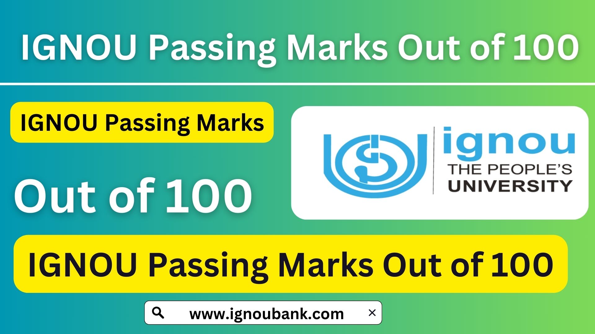 IGNOU Passing Marks Out of 100: Everything You Need to Know