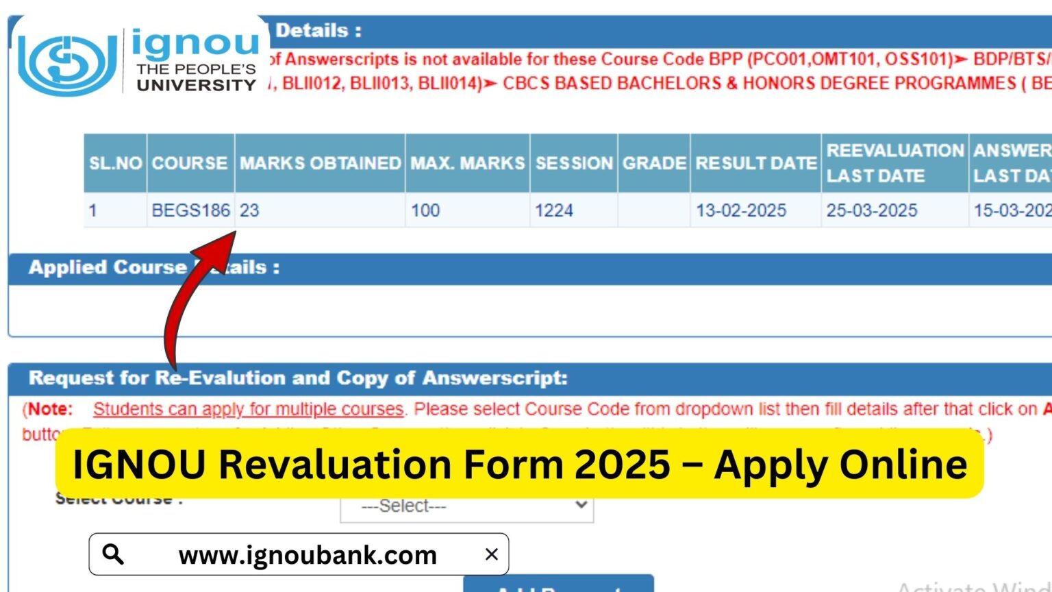 IGNOU Marksheet Download 2025: Complete Guide