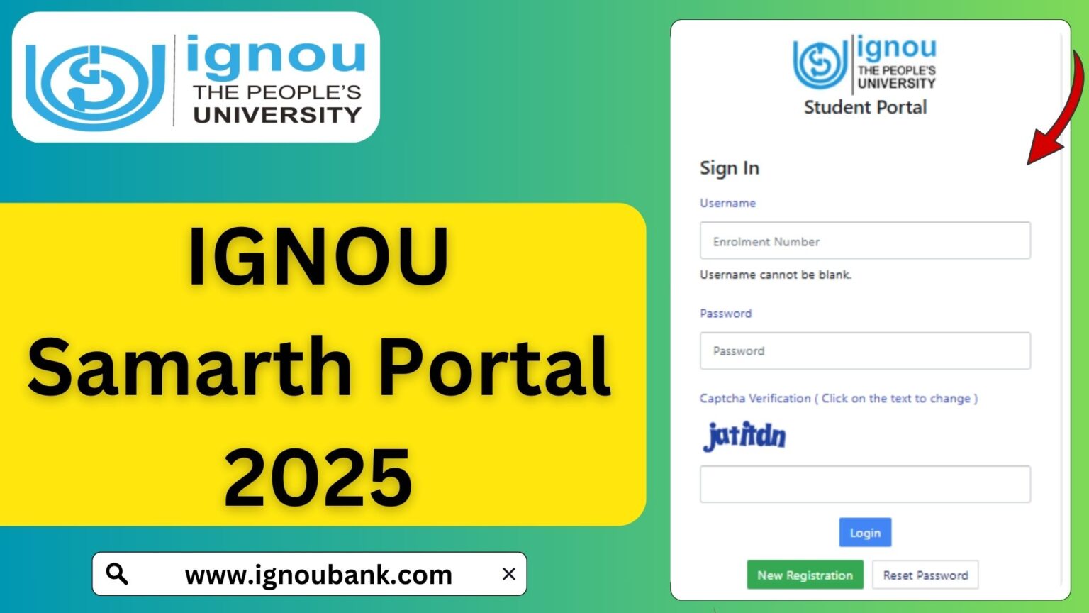 IGNOU Samarth Portal 2025: Complete Guide IGNOU Samarth Portal 2025: Complete Guide