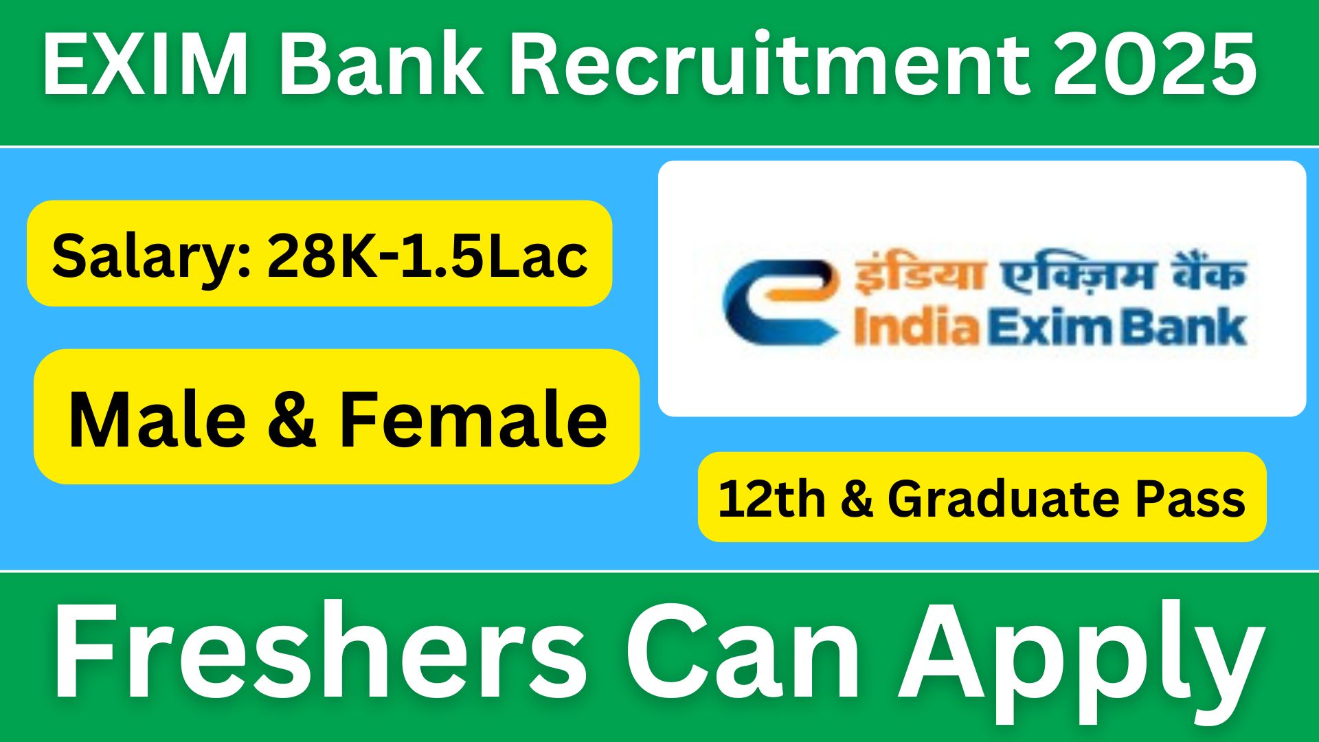 EXIM Bank Recruitment 2025: Apply Online, Eligibility, Important Dates ...
