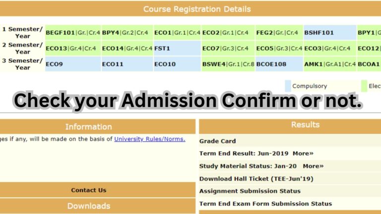 IGNOU Admission Status 2025: How to Check & Important Details