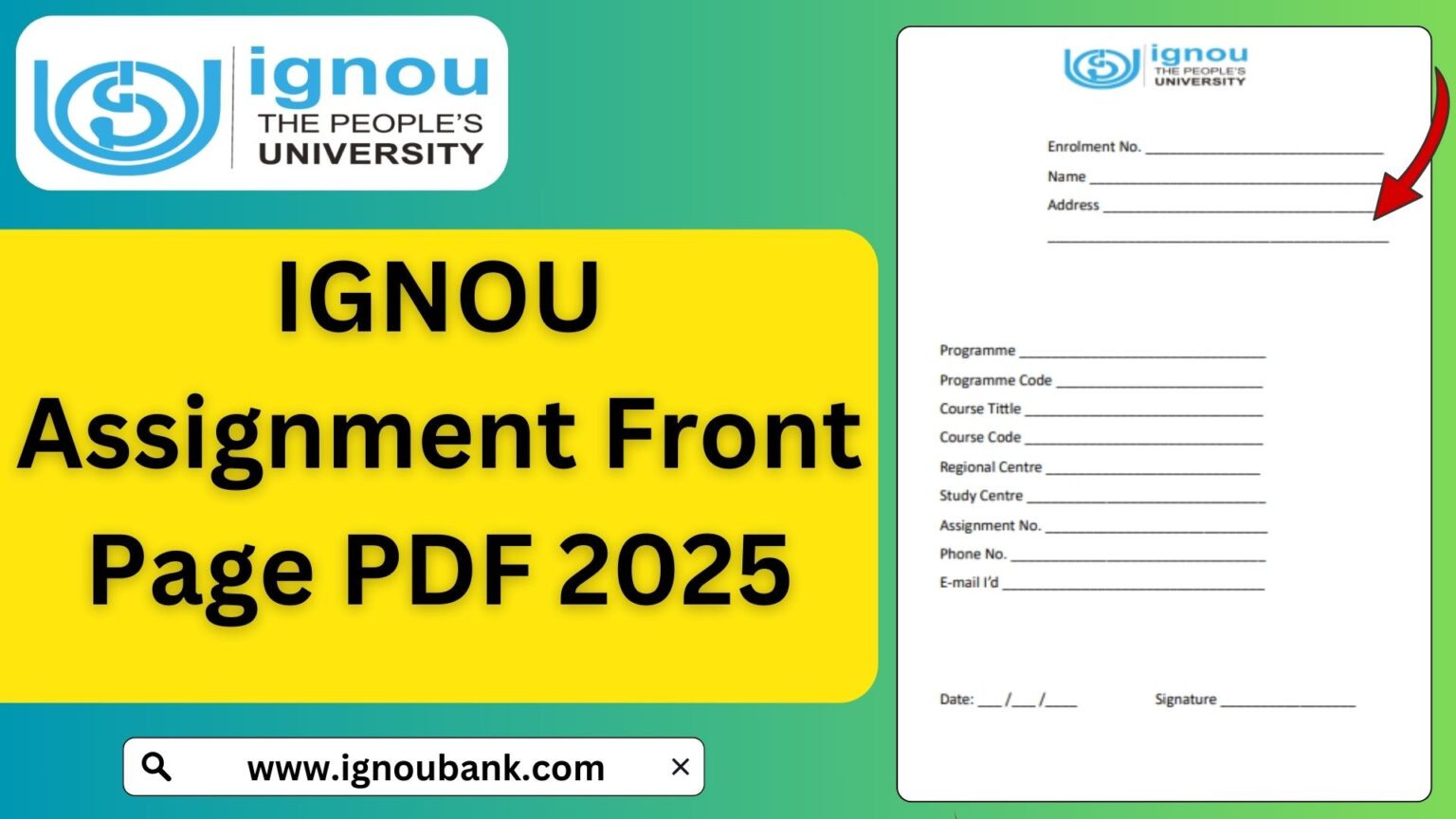 IGNOU B.Ed Admission 2025 – Complete Guide, Eligibility, Fees, and ...