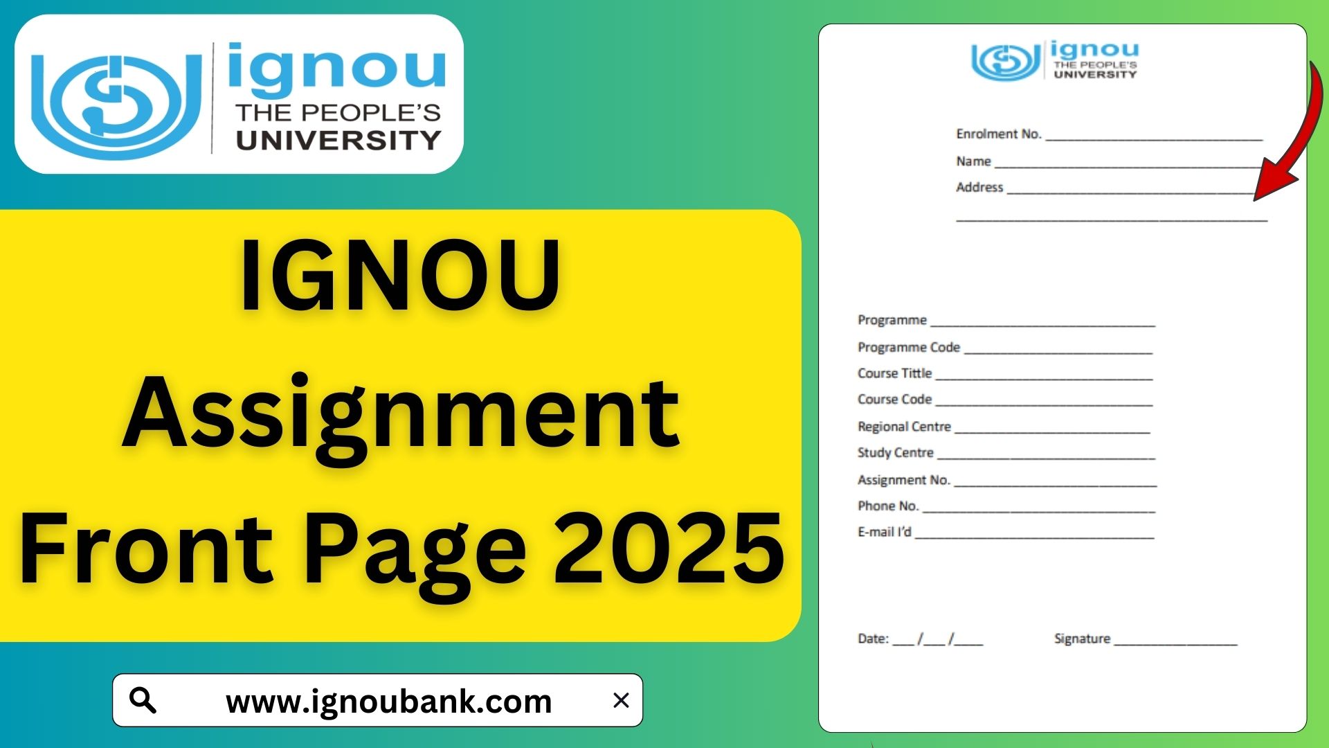 Ignou Assignment Question Paper 2024 25 Download And Guidelines