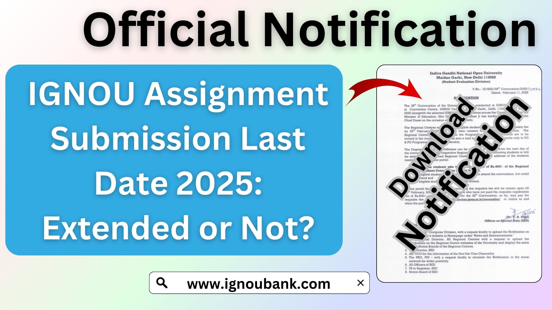 IGNOU Assignment Submission Last Date 2025: Extended or Not? IGNOU Assignment Submission Last Date 2025: Extended or Not?