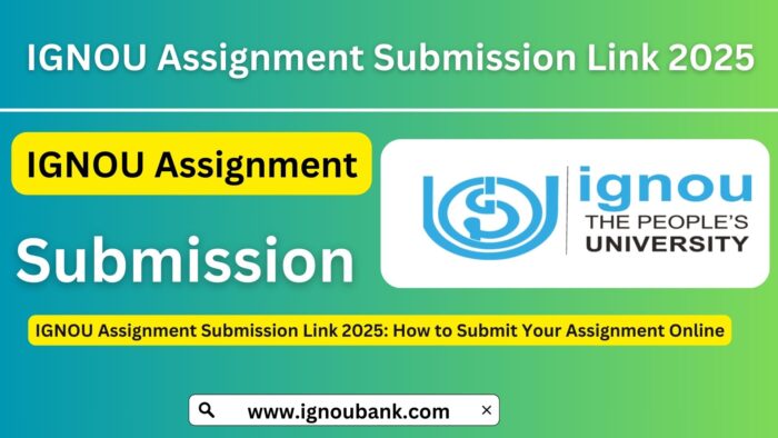 IGNOU Assignment Front Page PDF for 2026 Assignment