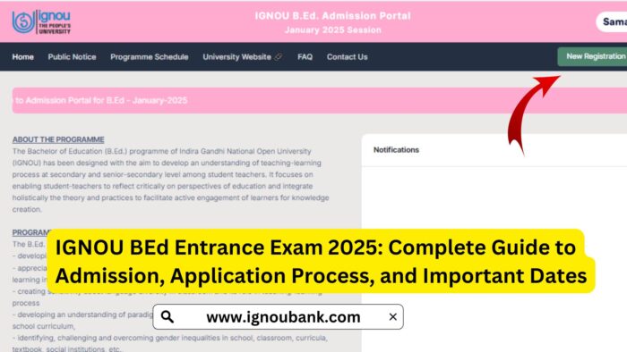 IGNOU Examination Form June 2025: Direct Link